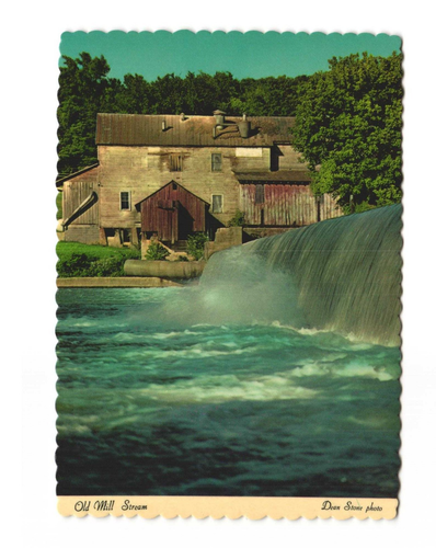 Old Mill Stream Between Maryville and Townsend TN vintage postcard ...