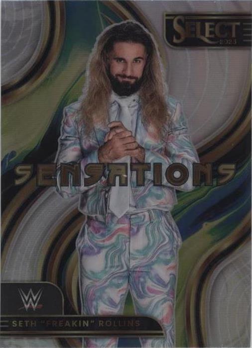 2023 Panini Select WWE - Sensations Seth Rollins #22 Silver Prizm for ...
