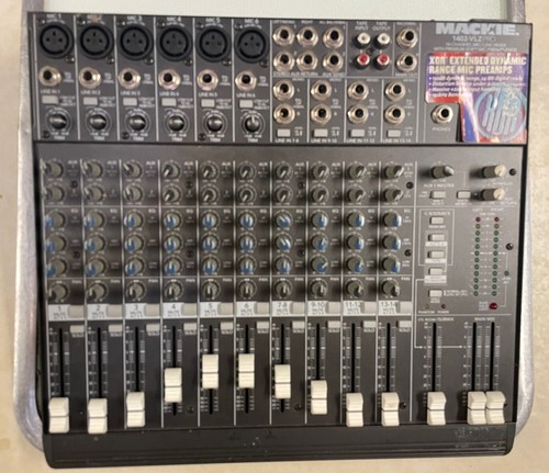 Mackie 1402-VLZ Pro 14 Channel Mic/Line Mixer, Works. Includes ...