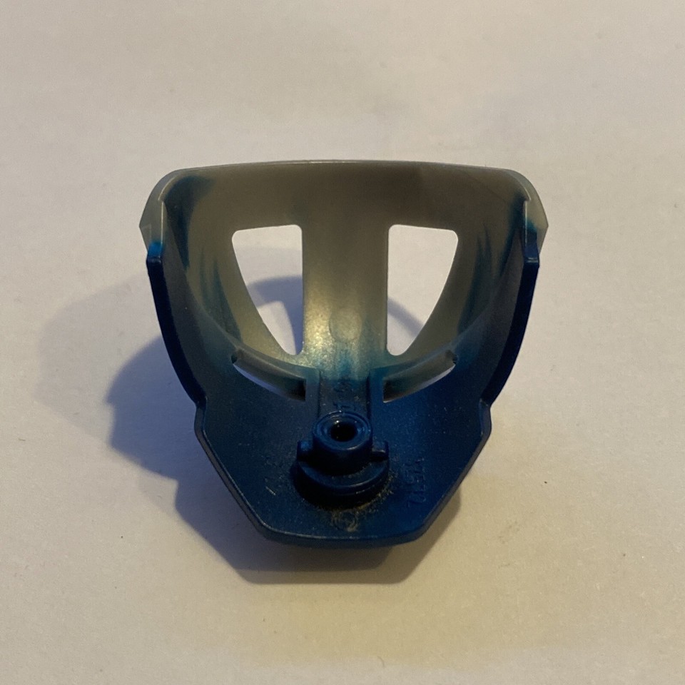 LEGO BIONICLE KOMAU TURAGA MASK BLUE SILVER FADE # 32572 KANOHI MIND ...