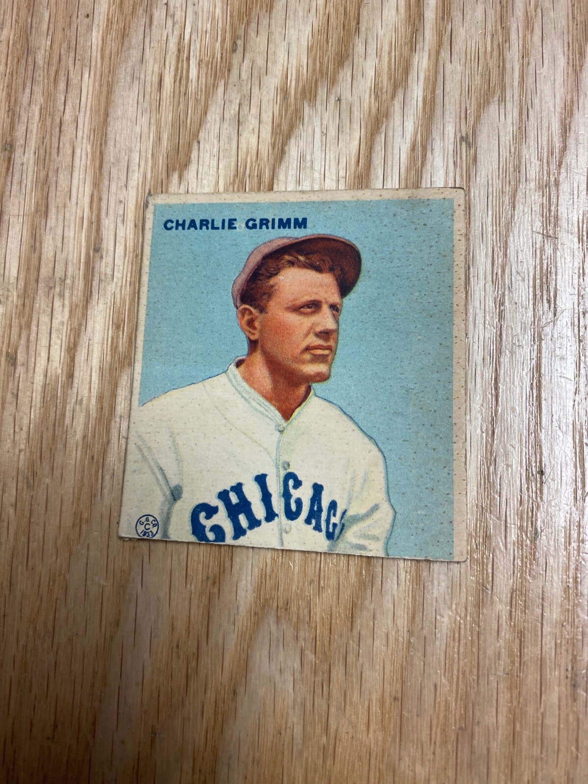 1933 Goudey Baseball Charlie Grimm Chicago Cubs Card #51 | eBay