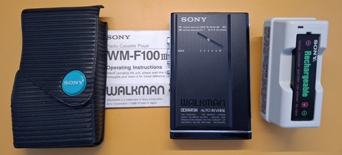 Sony WM-F100 III Walkman FM/AM Radio Cassette Player Mint Condition ...