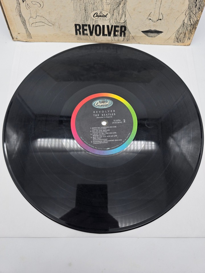 The Beatles REVOLVER Capitol Records (Rainbow Label) T 2576 Mono 1966 ...