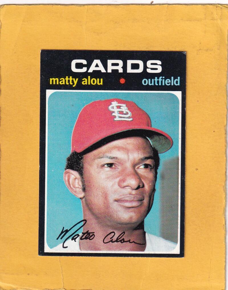 1971 Topps #720 Matty Alou St. Louis Cardinals EX Excellent #26394 | eBay
