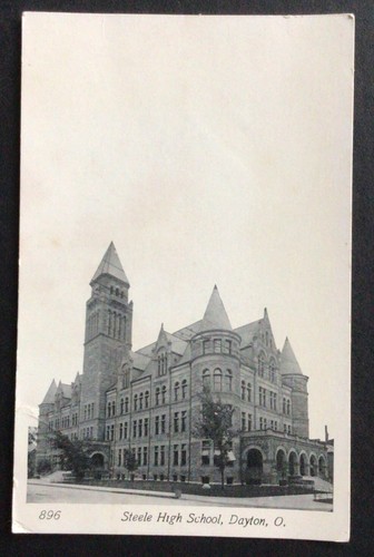Dayton Ohio Steele High School 896 postcard | eBay