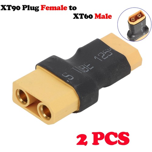 2pcs XT90 Female To XT60 Male Adapter Safe Portable RC Adapter For RC ...