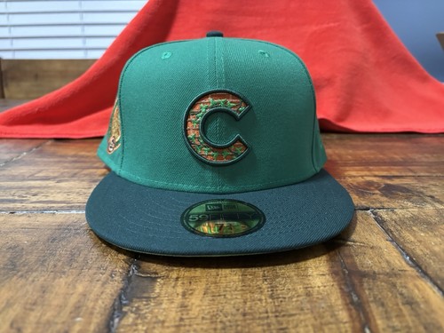 Chicago Cubs Wrigley Field Bricks And Ivy Green New Era Fitted 7 3/4 ...