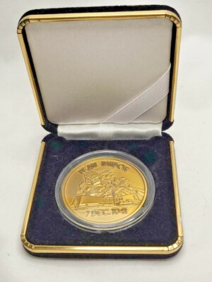 PEARL HARBOR USS ARIZONA MEMORIAL MUSEUM FOUNDATION MEDAL BB-39 DEC ...