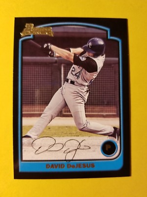 DAVID DeJESUS * ROOKIE RC #205 KANSAS CITY ROYALS * 2003 BOWMAN MLB ...