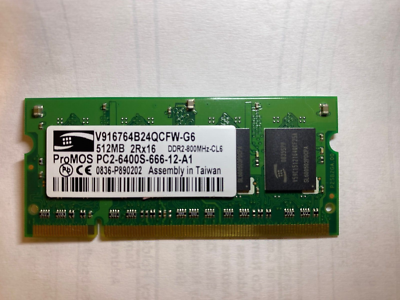 Laptop Ram Memory 512MB PC2-6400S | eBay