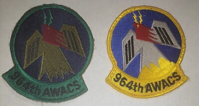 Cold War USAF US Air Force 964th AWACS Patch. Lot of 2 | eBay