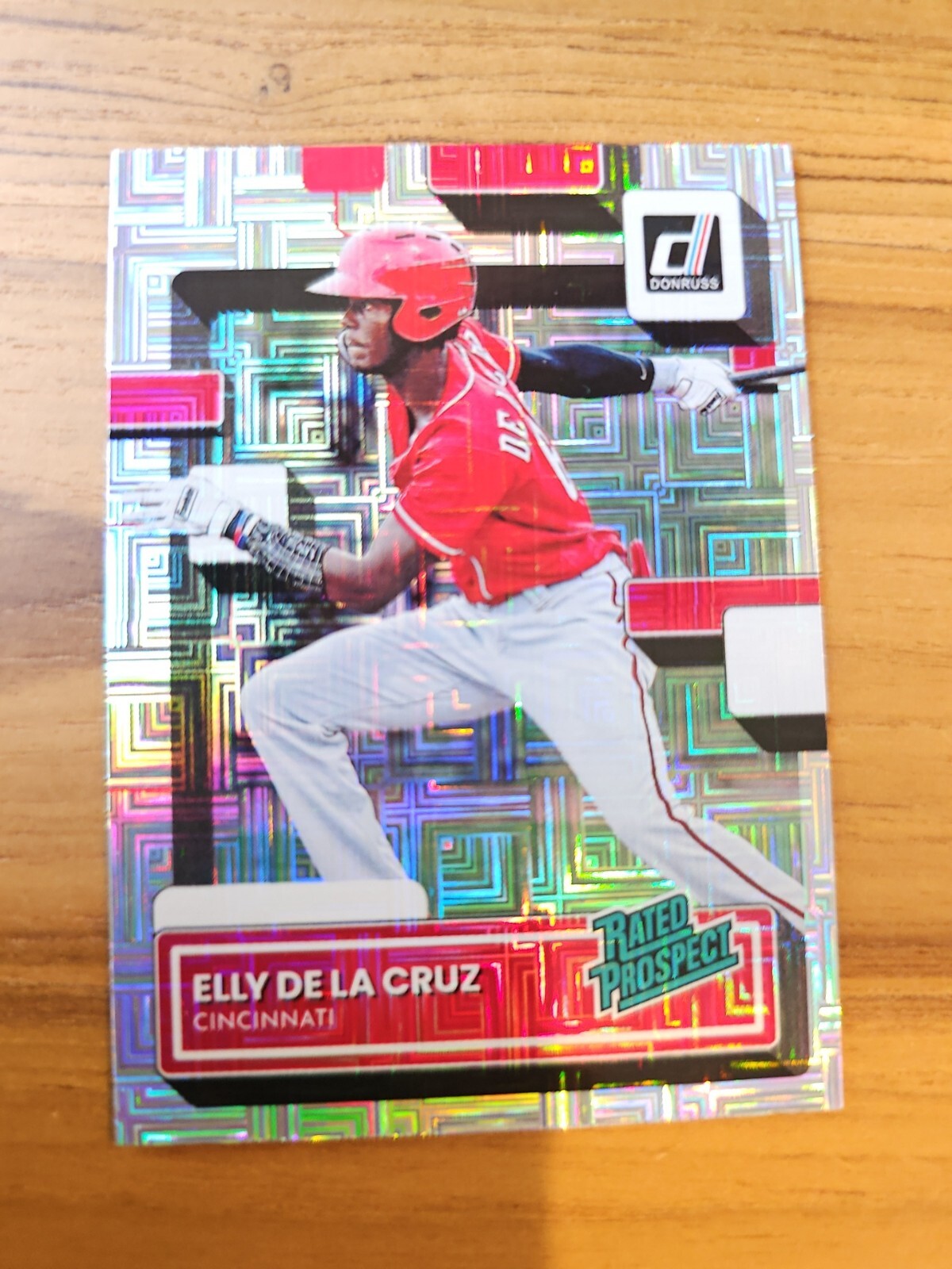 2022 Panini Donruss - Rated Prospect Vector #RP-6 Elly De La Cruz (RC ...