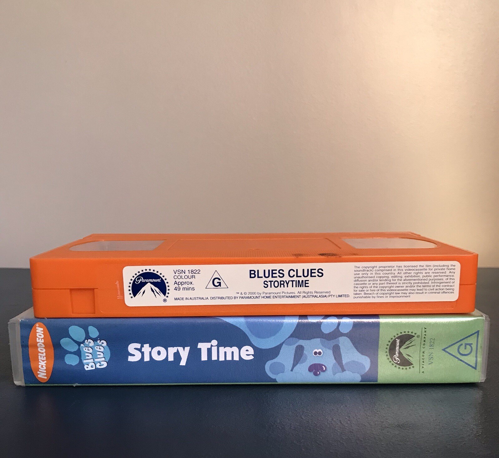 Blue's Clues: Play Along With Blue - Story Time VHS Video Tape ...