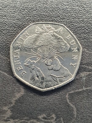Rare 2017 Benjamin Bunny Fifty 50p Pence Coin | eBay UK