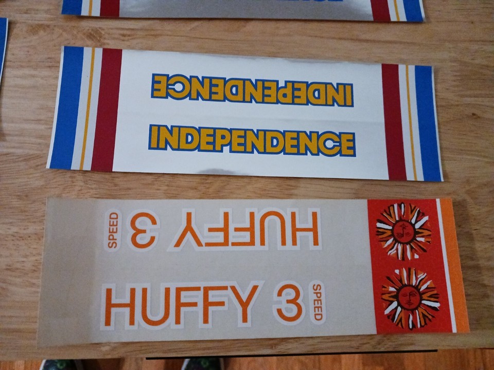 Lot of Huffy bike bicycle stickers NEW vintage collectable very rare ...