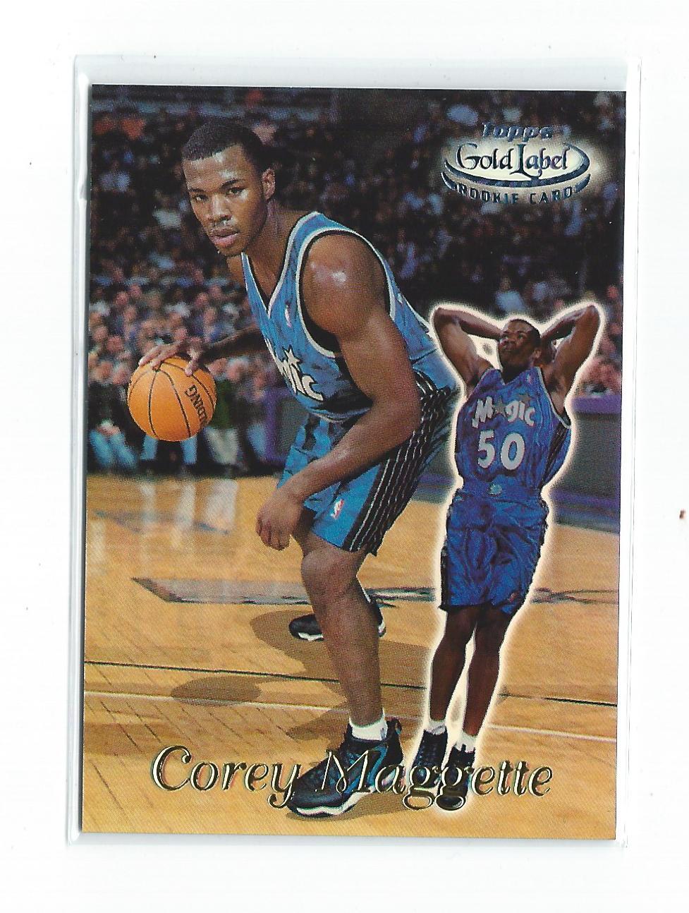 1999-00 Topps Gold Label Class 1 Black Label #98 Corey Maggette Rookie ...