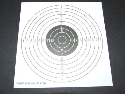 100 Air Rifle Shooting Paper Targets 14cm Pistol Airsoft Gun 100gsm ...