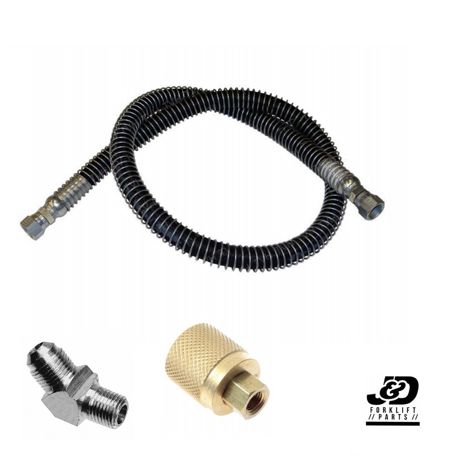 HOSE LPG PROPANE TANK Forklift 18" COUPLER REGO FEMALE "FREE SHIPPING ...