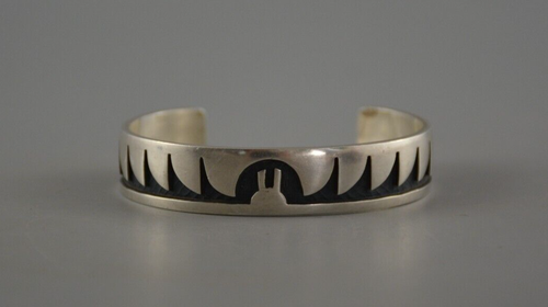 Tony Kyasyousie - Hopi Sterling Silver Bracelet - Signed & Hopi Guild ...