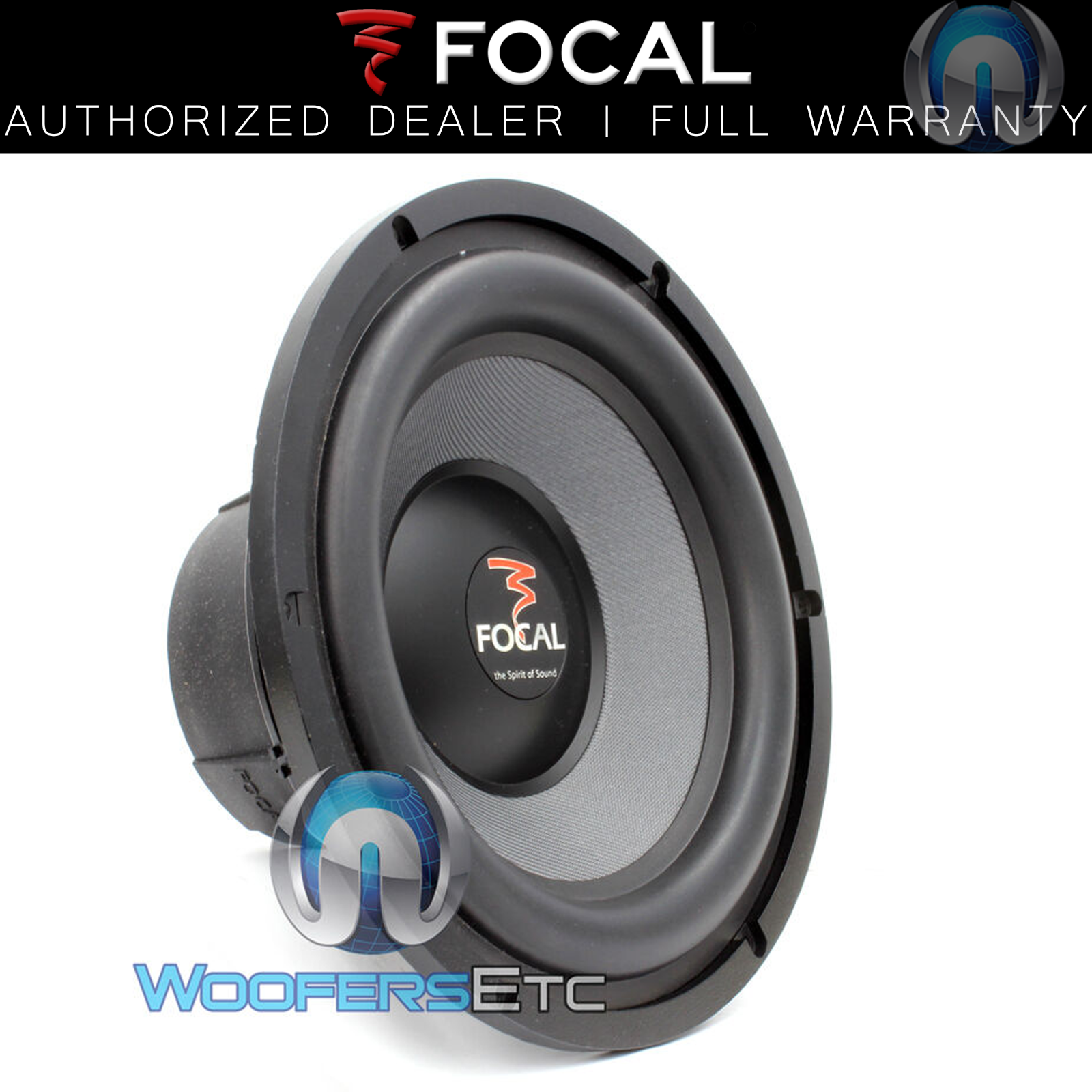FOCAL 27A SUB 11" ACCESS SERIES CAR AUDIO SUBWOOFER SPEAKER CLEAN CLEAR ...