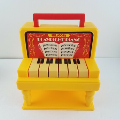 Vintage Shelcore Play Right Piano Children's Musical Toy Vintage ...
