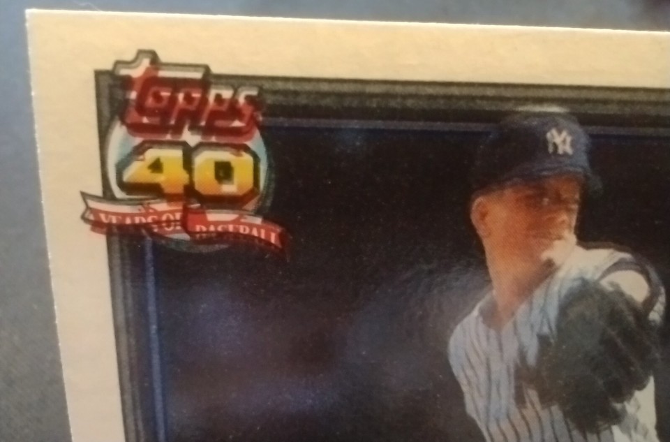 1991 Topps 40 Years Baseball ERROR MISPRINT CARD #19 Jeff Robinson ...