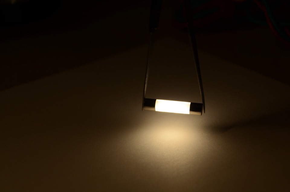 (5)WARM WHITE 8V-FROSTED LED DIAL LAMPS/Marantz 170DC-300DC 2050 /No ...