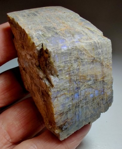 Wisconsin Moonstone, face polished. Marathon County. Wisconsin. 170 ...