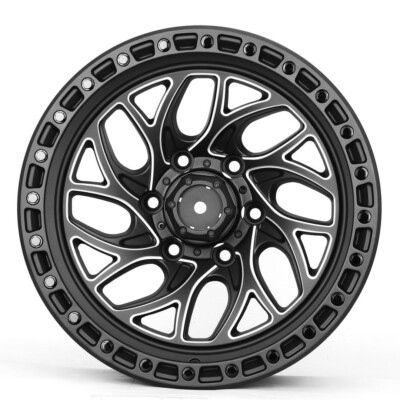 17" RUNNER OFFROAD STYLE BLACK WHEELS RIMS FITS 2019+ FORD RANGER XL ...