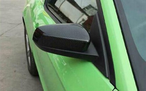 For Ford Mustang 2009~2014 Carbon Fiber Exterior Rear View Mirror Cover ...