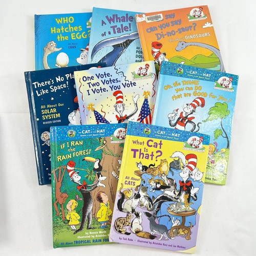 (8) The Cat in the Hat Learning Library by Tish Rabe or Bonnie Worth Dr ...