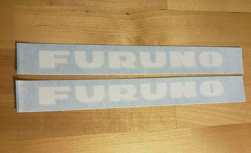 FURUNO BOAT RADAR WHITE Decals 17X1.5" Replacement Stickers - Set Of 2 ...