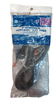 GE Appliances DISHWASHER POWER CORD / 3-WIRE 7.9' WX09X70911 NEW SEALED ...