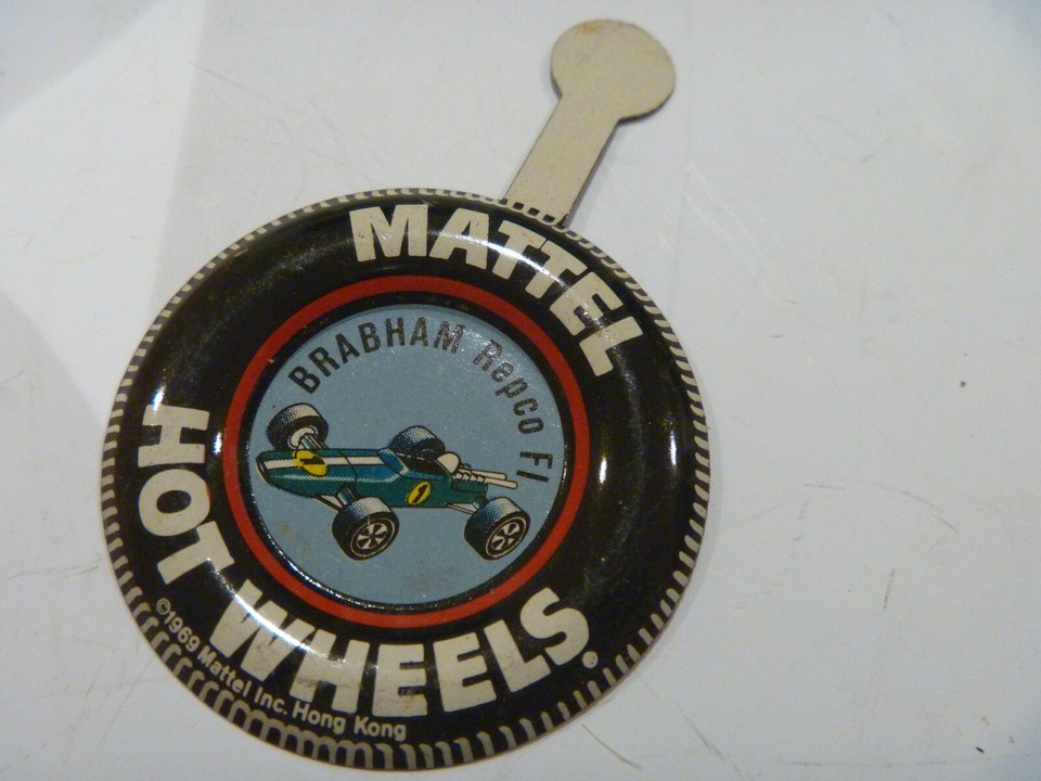 HOT WHEELS Mattel Vintage Redline Tin Button Badge VGC Choose from ...