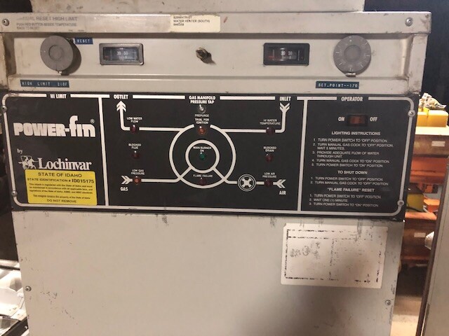 2 Lochinvar Power-fin PBN0501 500 000 BTU Commercial Gas Boilers for ...