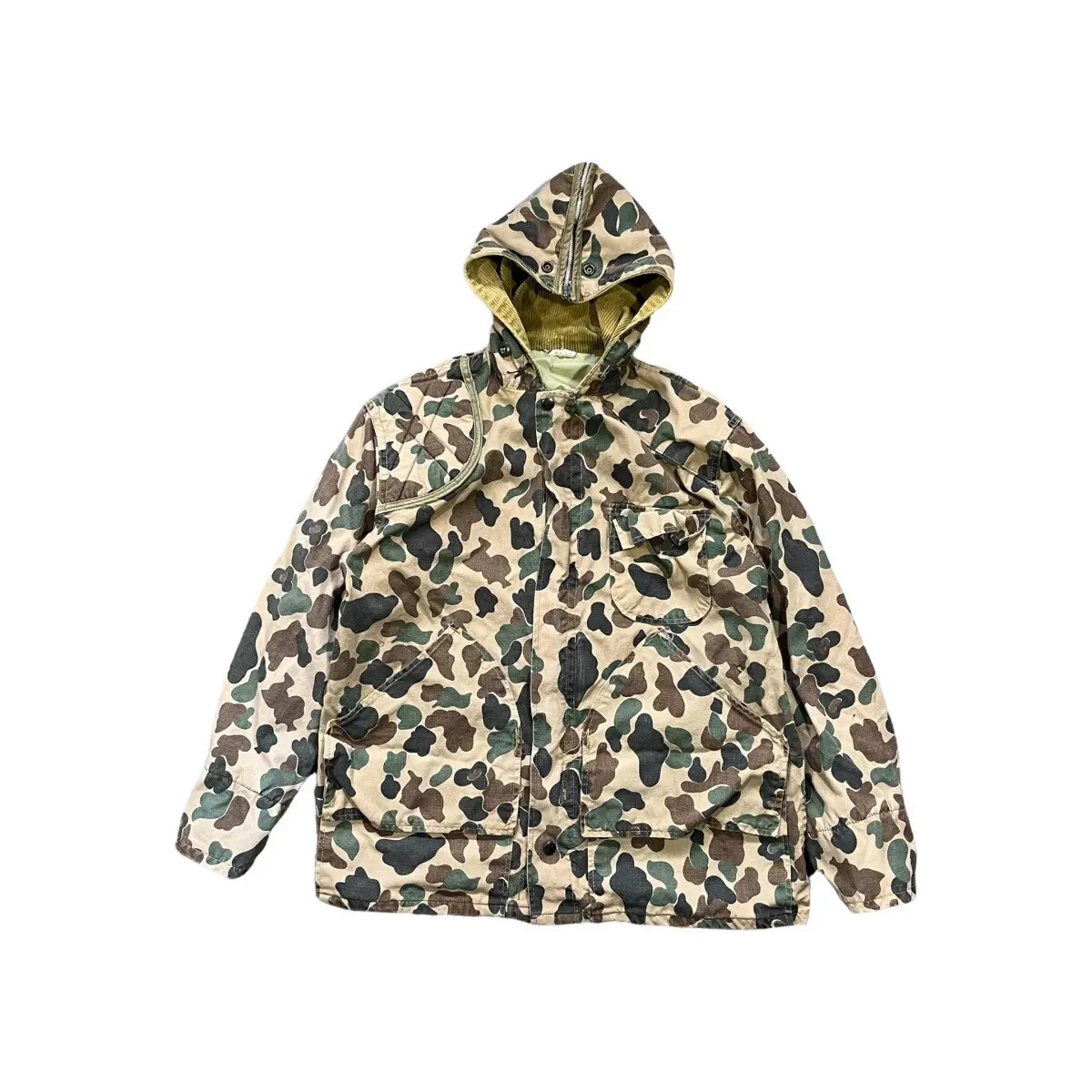 Vintage 1970s SafTbak Frog Skin Camo Hunting Jacket C… - Gem