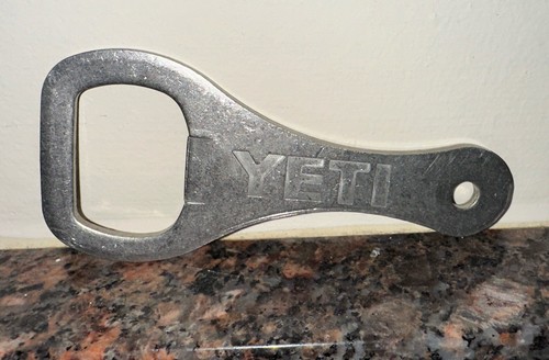 YETI bottle opener Stainless Steel Key Chain "Wildly Stronger! Keep Ice ...