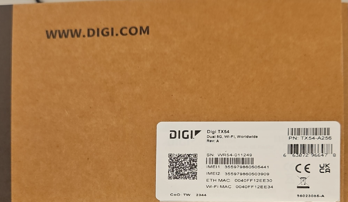 NEW - Digi TX54-256 — Dual 5G, Wi-Fi, Worldwide router | eBay