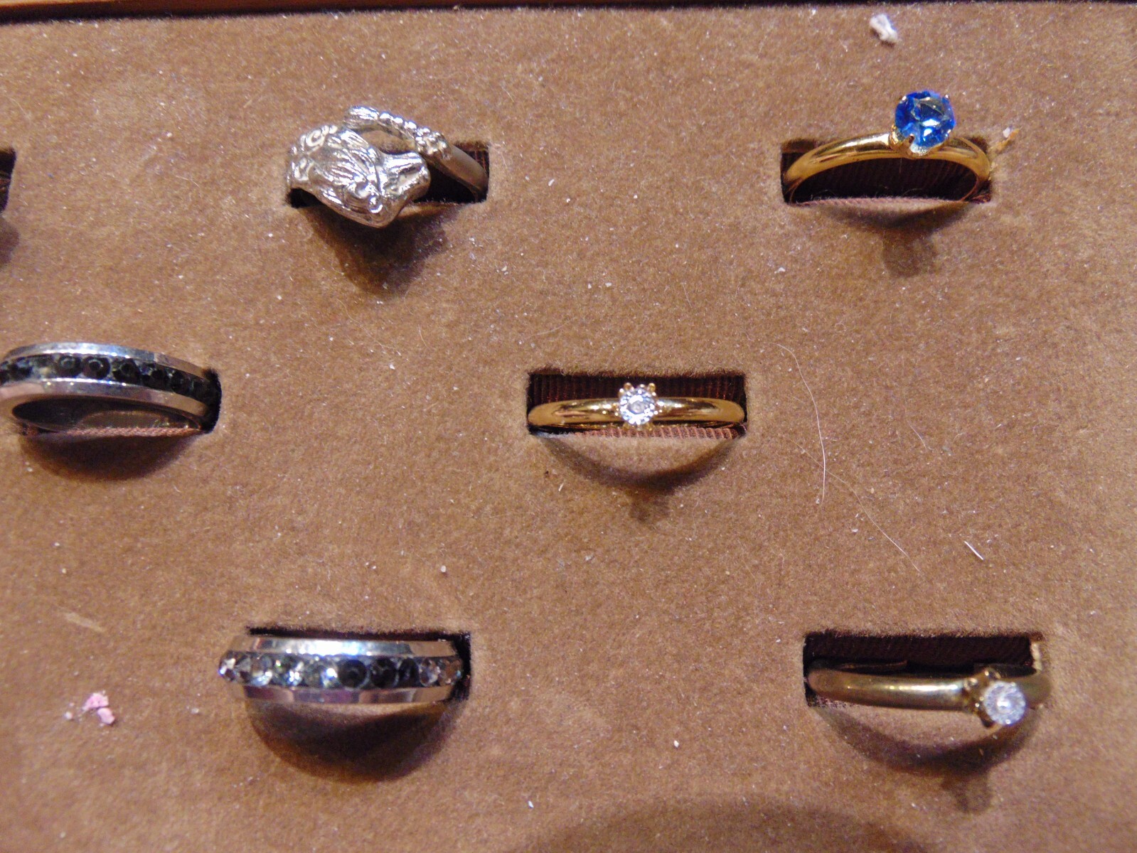 VINTAGE LOT OF 8 LADIES FASHION RINGS ~ (LOT #3) | eBay