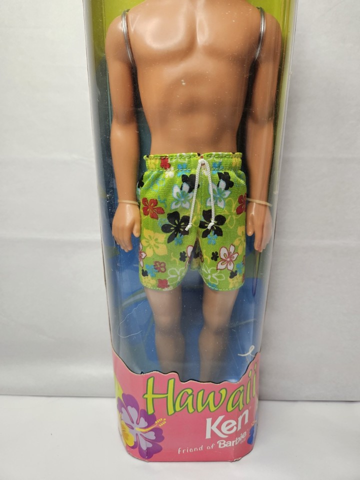 Vintage 1999 Hawaii Ken Mattel #24616 New In Box Barbie Doll | eBay