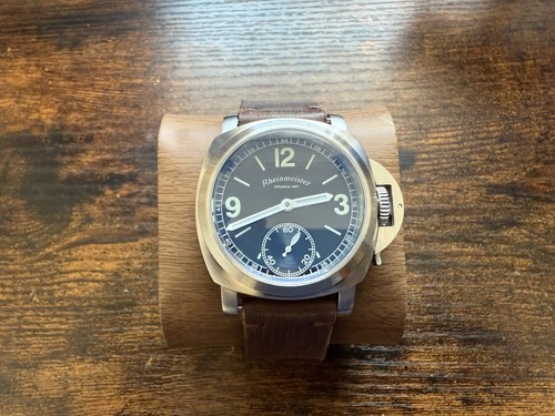 44mm Custom built Watch Swiss made ETA 6498 Movement handmade - strap ...