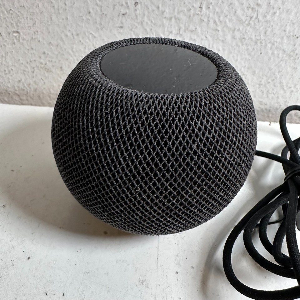 Apple HomePod Mini A2374 Black USB-C Wireless WiFi Portable Smart ...
