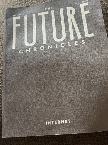SIGNED Rare Technical Guide - the future chronicles, Internet | eBay