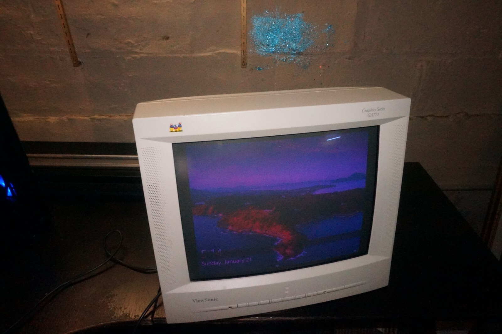 GA771, VCDTS21368 VIEWSONIC 17 INCH WHITE CRT MONITOR GREAT PICTURE | eBay