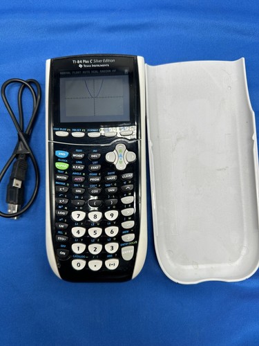Texas Instruments TI-84 Plus C Silver Edition Graphing Color Calculator ...