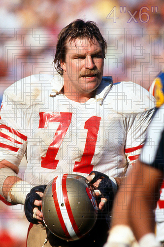 Keith Fahnhorst - 1983 San Francisco 49ers - choose a size - full color ...