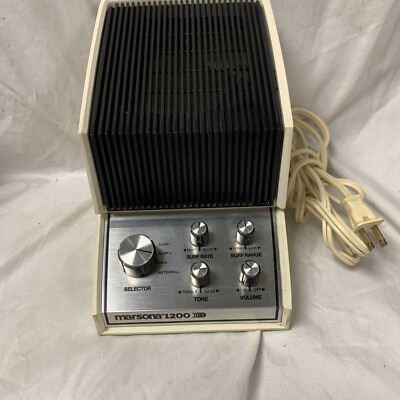 Vintage Marsona 1200 Sound Conditioner Machine Surf Rain Waterfall ...