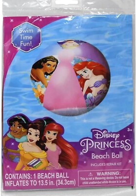 Disney Princess inflatable beach ball with repair kit | eBay
