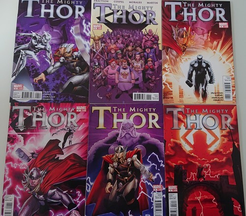 THE MIGHTY THOR #1-6 MATT FRACTION OLIVIER COIPEL MARVEL COMICS | eBay