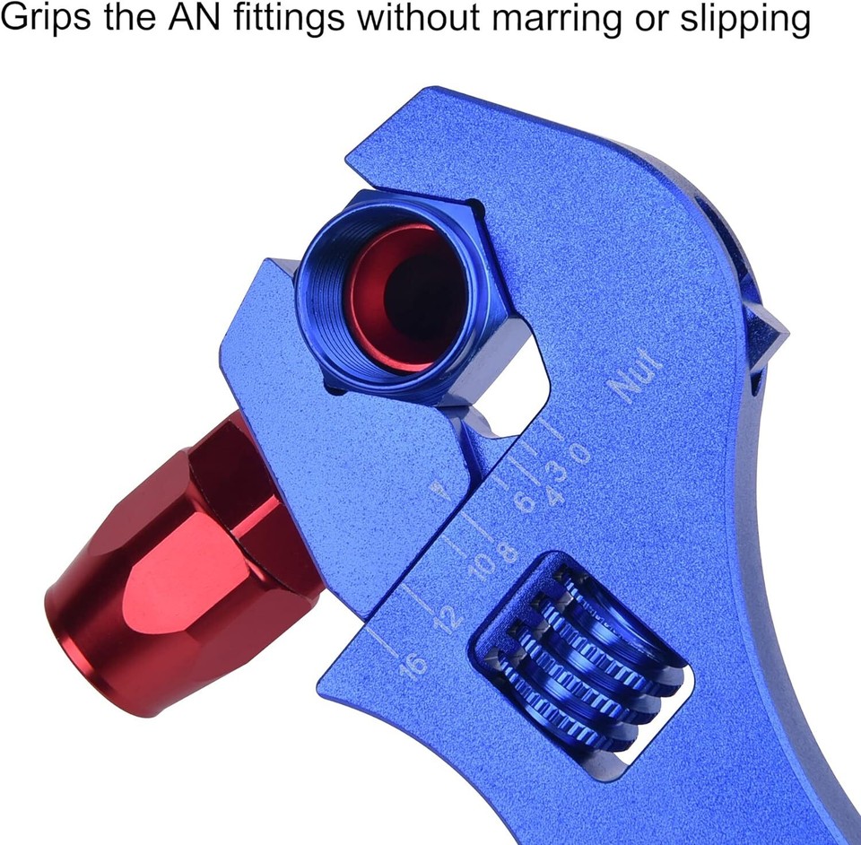 AN Hose Fitting Adjustable Wrench Spanner Lightweight Aluminum 3AN-16AN ...